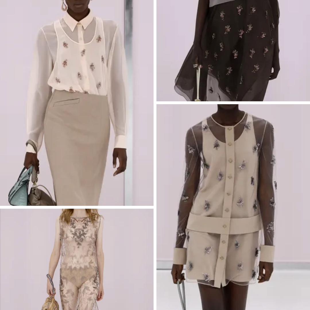 Modern Couture Embroidery with Sequins: Inspired by Fendi SS25